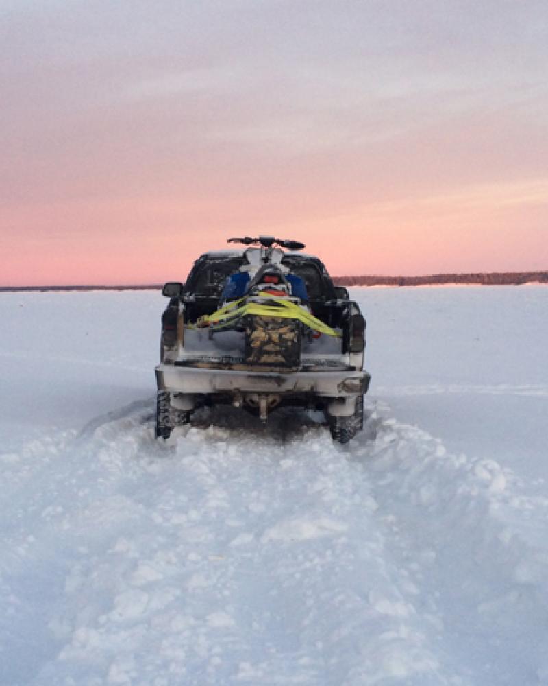 How To Drive Across A Frozen Lake... | Up Here Publishing